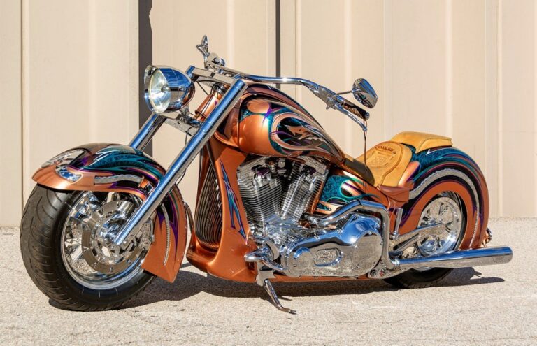 The Baseball Star. Paul Yaffe Custom Motorcycle Harley Davidson 2009 ...